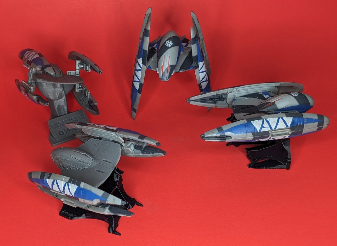 Vulture Droid 3D Printed Flight Stands for Micro Galaxy - Etsy