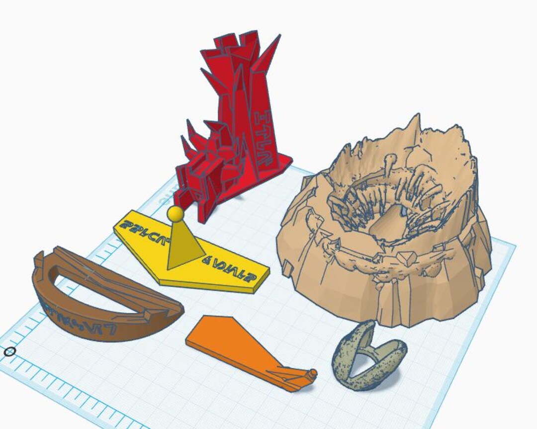 Tattooine Collection 3D Printable Stand Files for Star Wars Micro ...