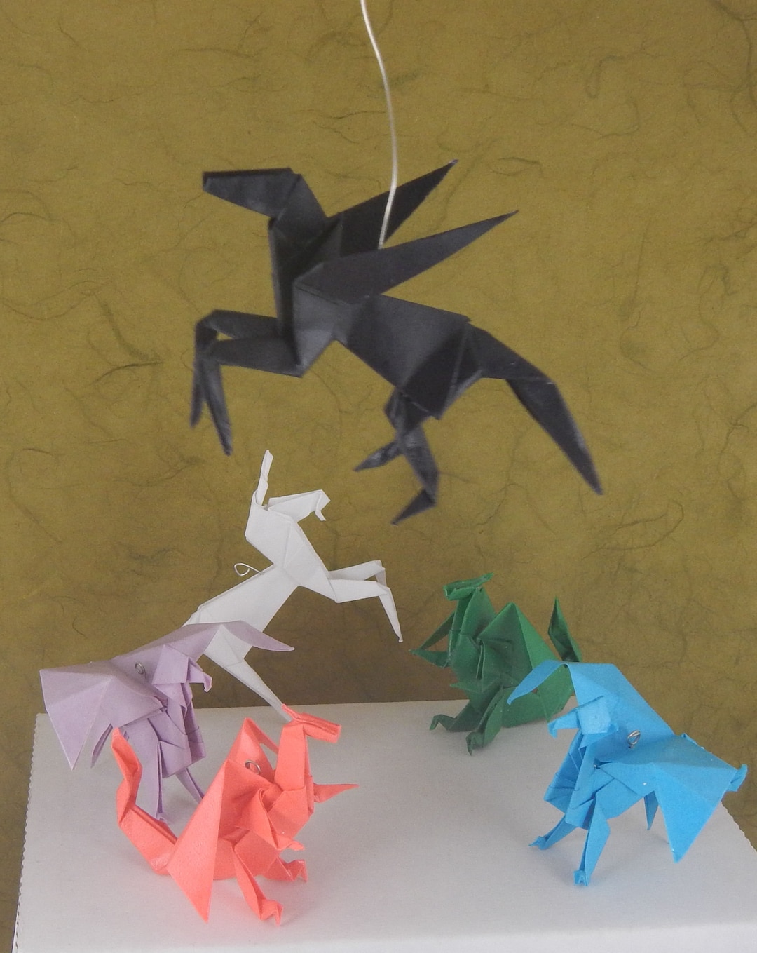 Origami Mythical Creatures: Dragon, Unicorn, Pegasus, Gryphon, Fairy ...