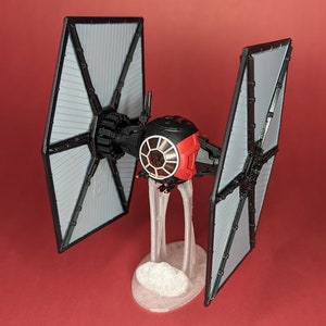 TIE Fighter 3D Printed Flight Stand (for Micro Galaxy Squadron) - Etsy