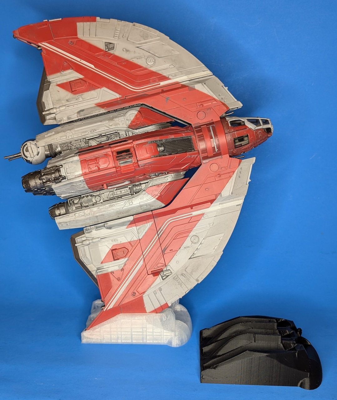 T-6 Jedi Shuttle 3D Printed Stand (for Micro Galaxy Squadron) - Etsy