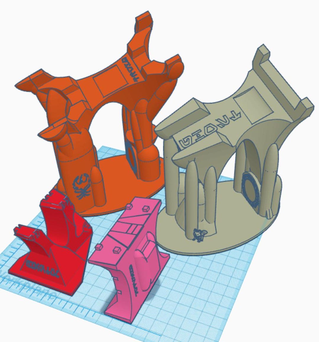 Rebels Ghost and Phantom 3D Printable Stand Files for Star Wars Micro ...