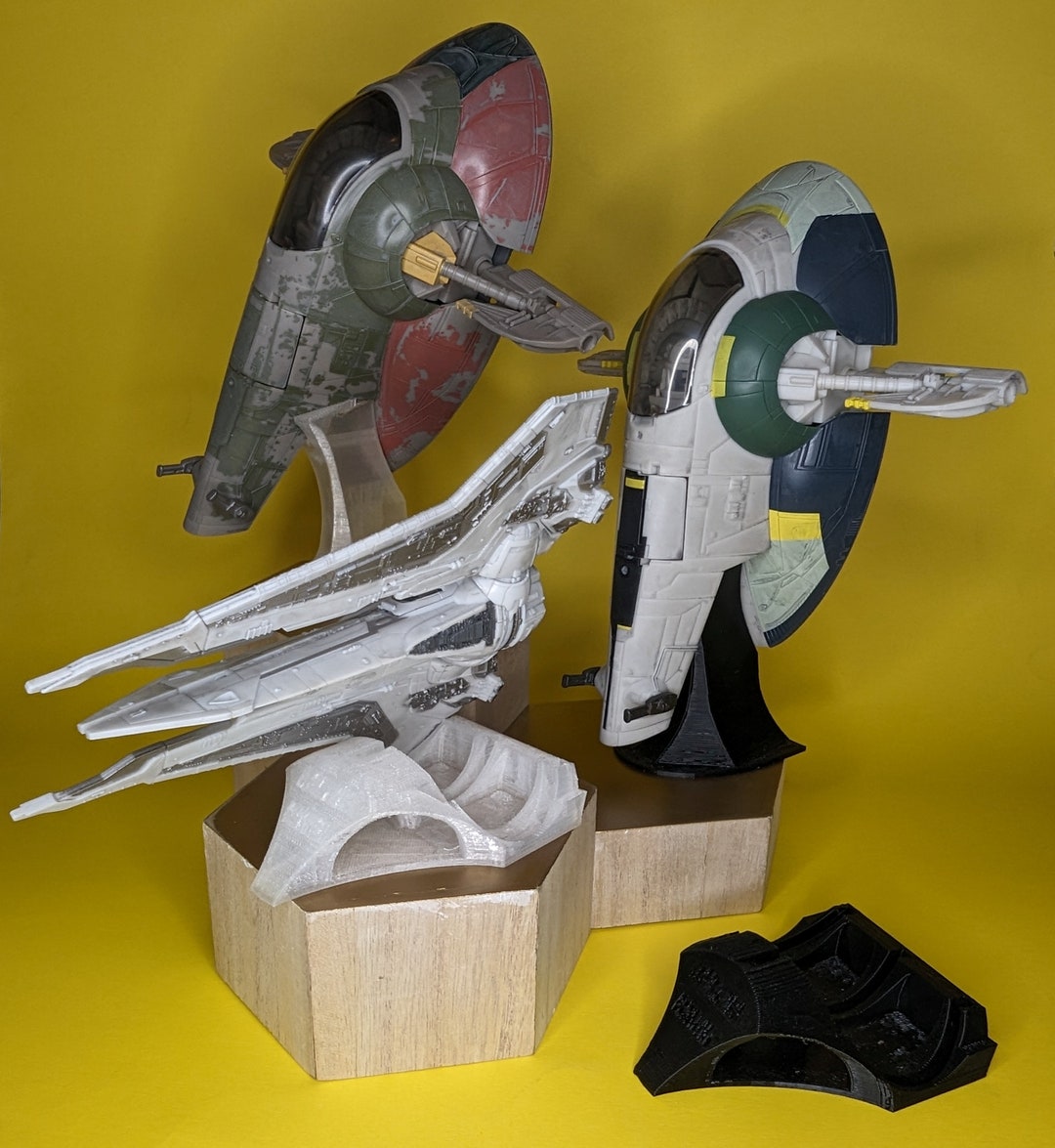 Mandalorian Collection 3D Printed Flight Stands (for Micro Galaxy ...