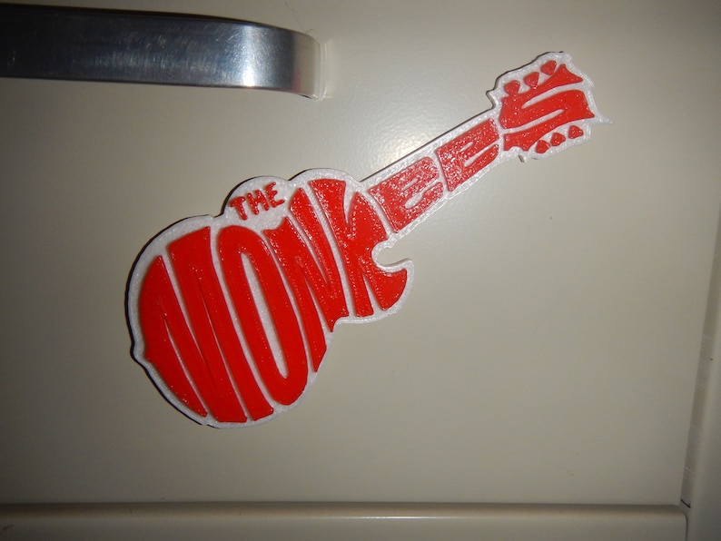 Monkees Guitar Logo Magnet - Etsy