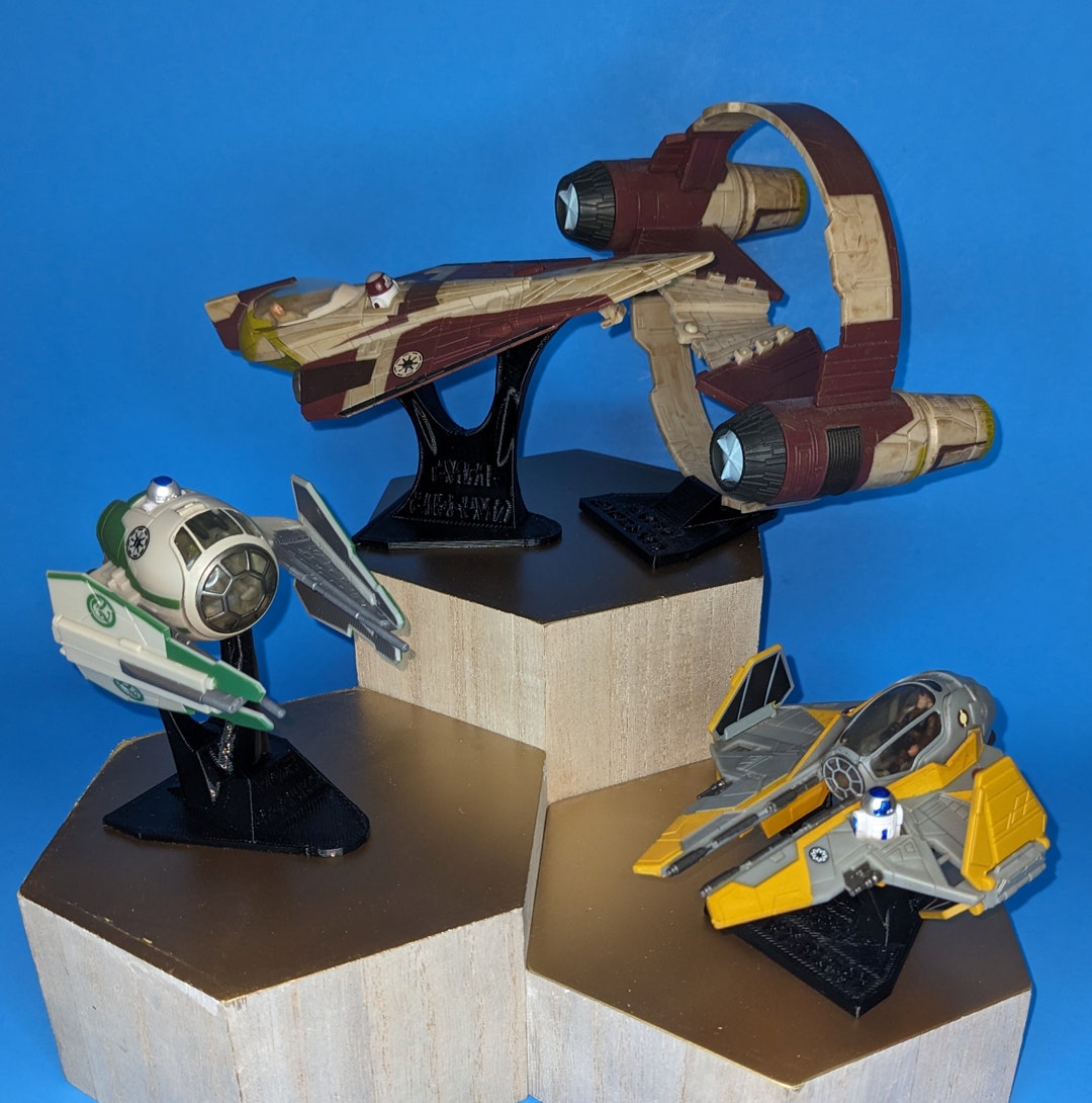 Jedi Ships 3D Printed Flight Stand for Micro Galaxy Squadron - Etsy