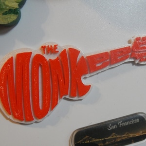 Monkees Guitar Logo Magnet - Etsy