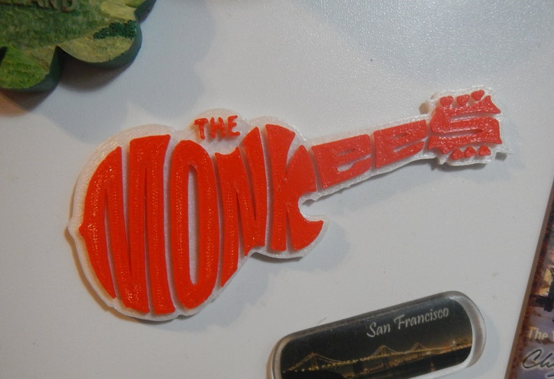 Monkees Guitar Logo Magnet - Etsy
