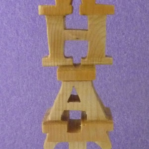 4-character Word Tower - Etsy