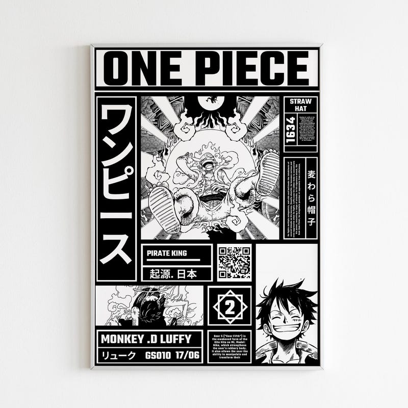 One Piece Wall Art - Etsy