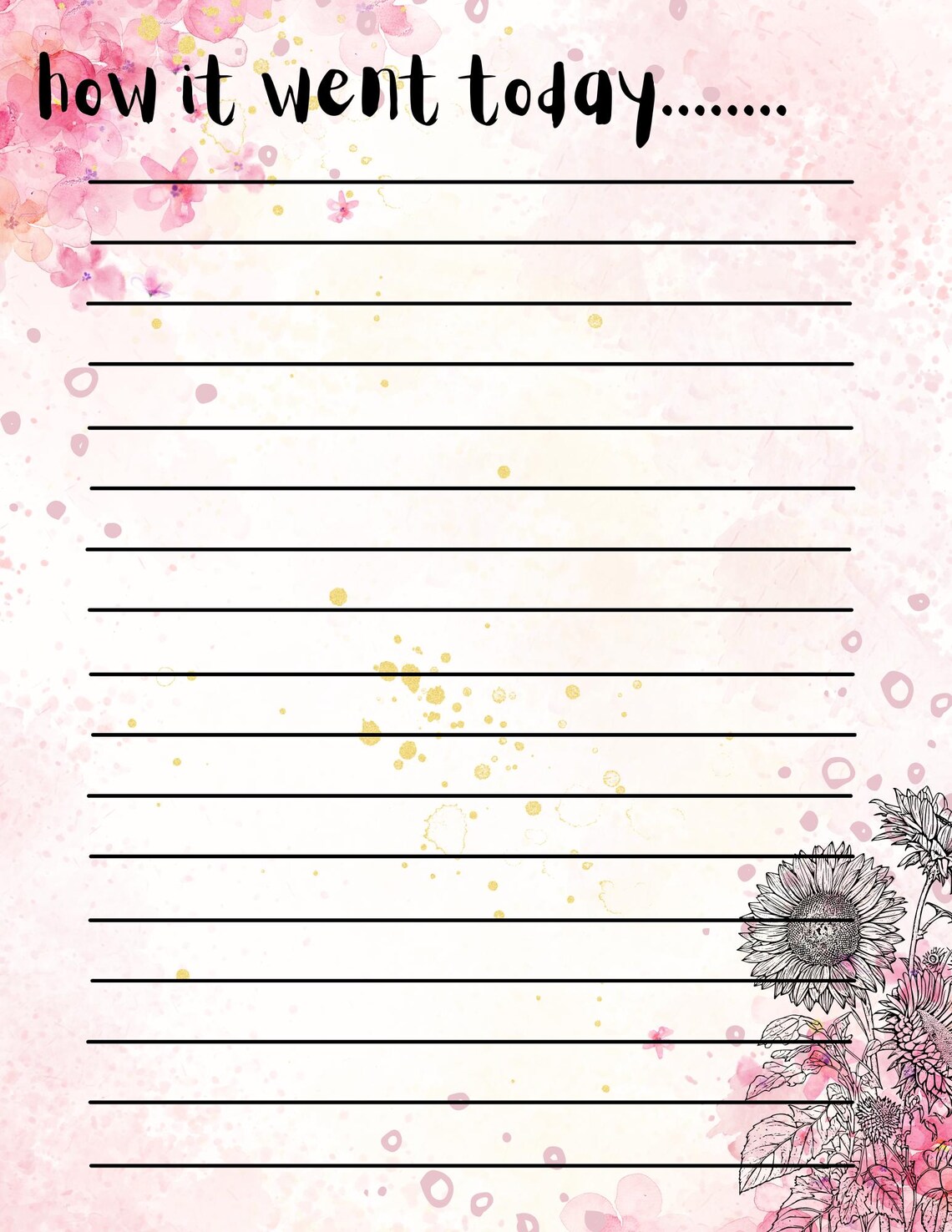 Daily Writing Journal . - Etsy