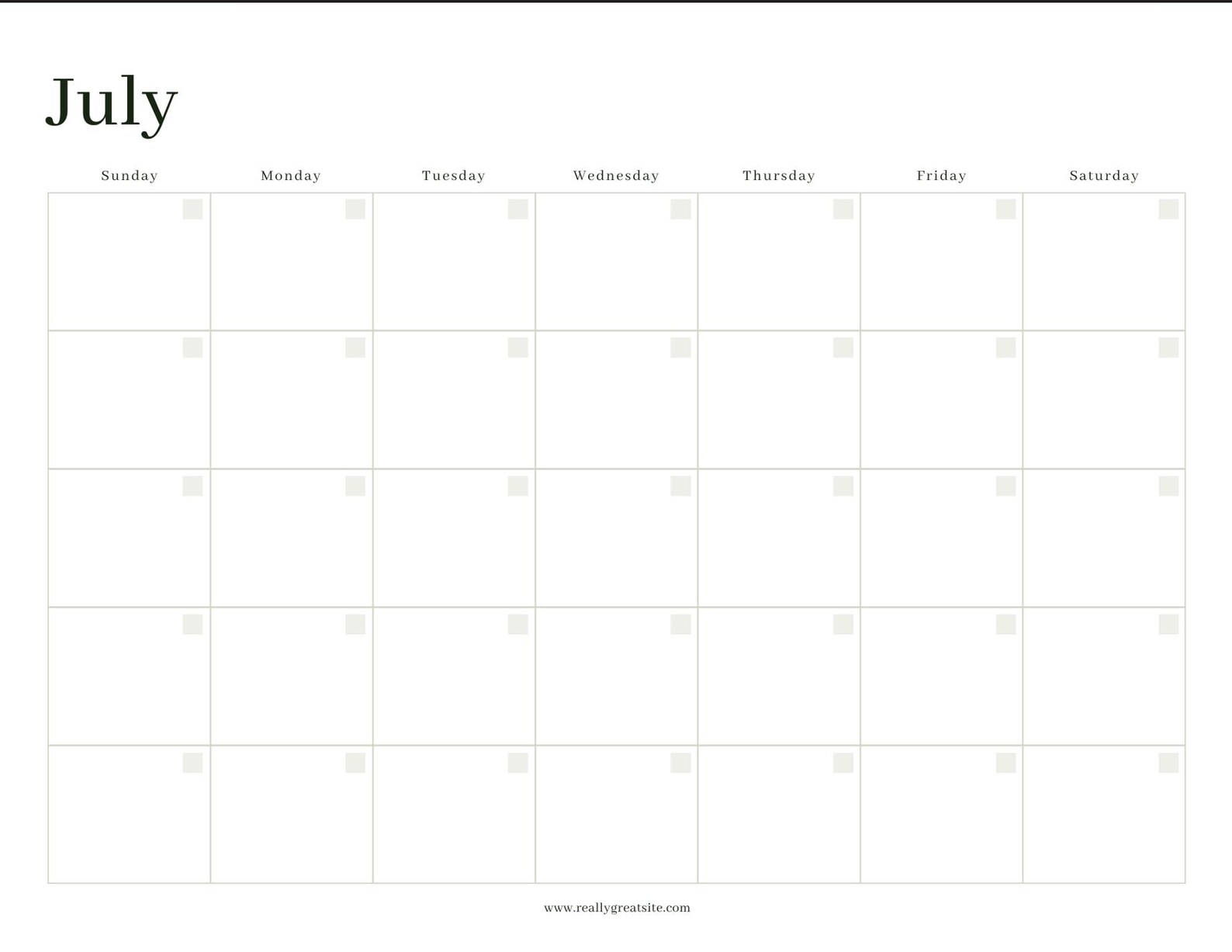 July Planner - Etsy