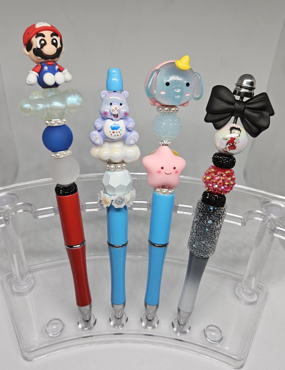 DIY Beadable Pens, Mario, Dumbo, Care Bear and Betty Boop Stocking ...
