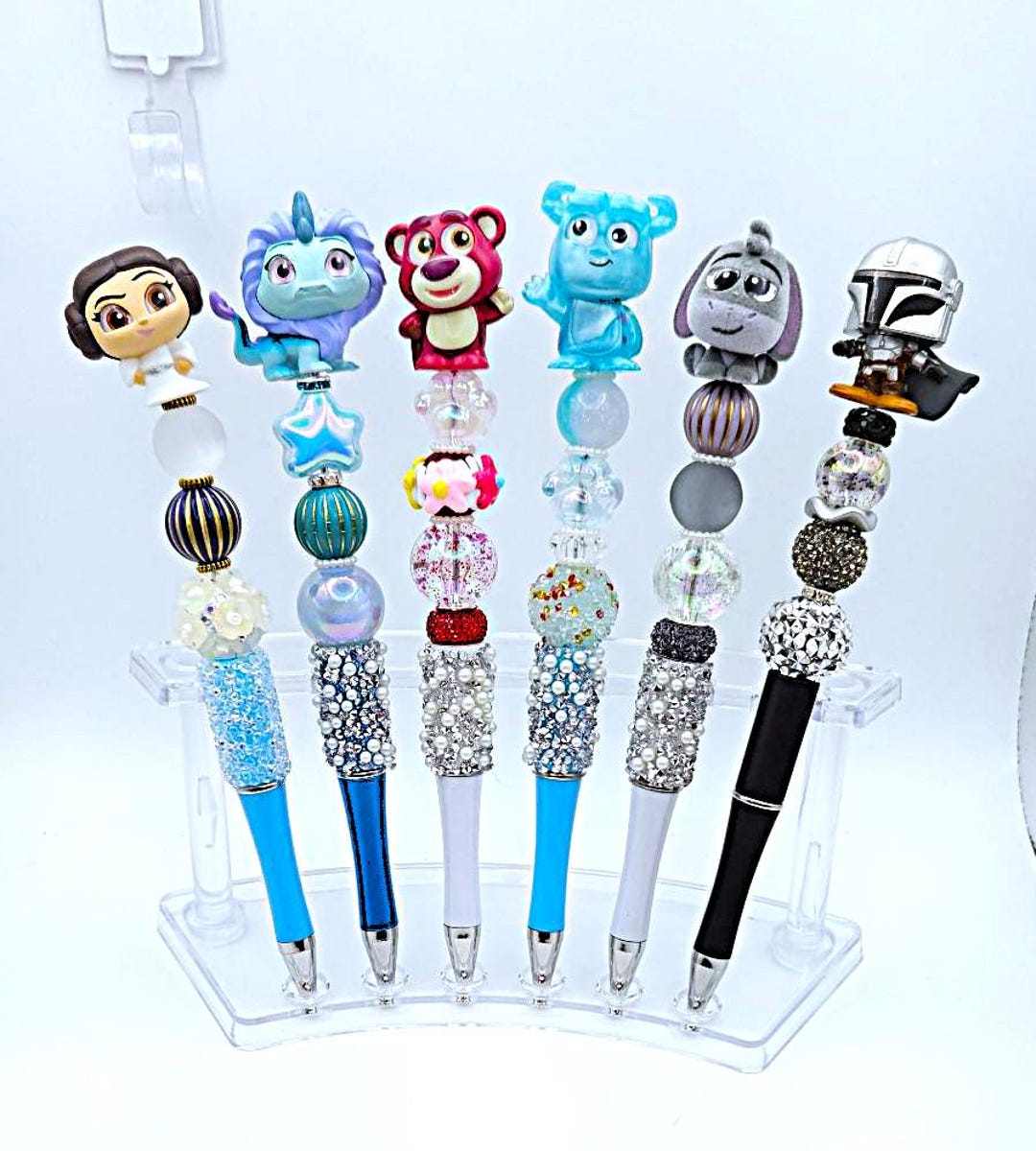 Beaded Doorable Pens. 26 Characters. Refill Included. - Etsy