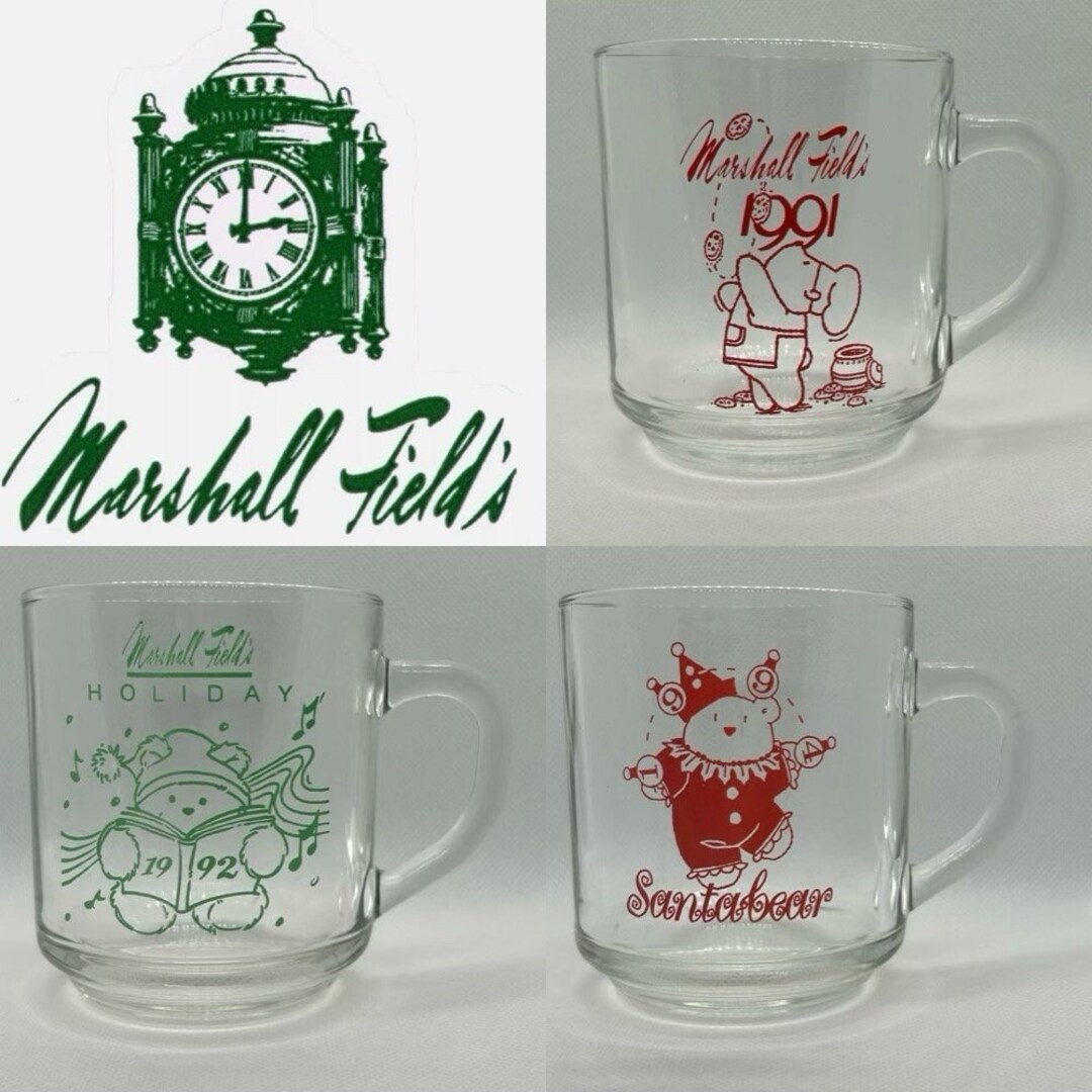 Marshall Field’s Santa Bear - Souvenir Christmas Mugs - Variety of ...