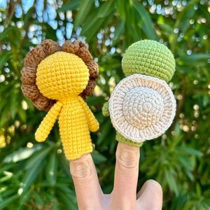 Crochet Animal Finger Puppets: Handmade Toys or Storytelling Props for ...