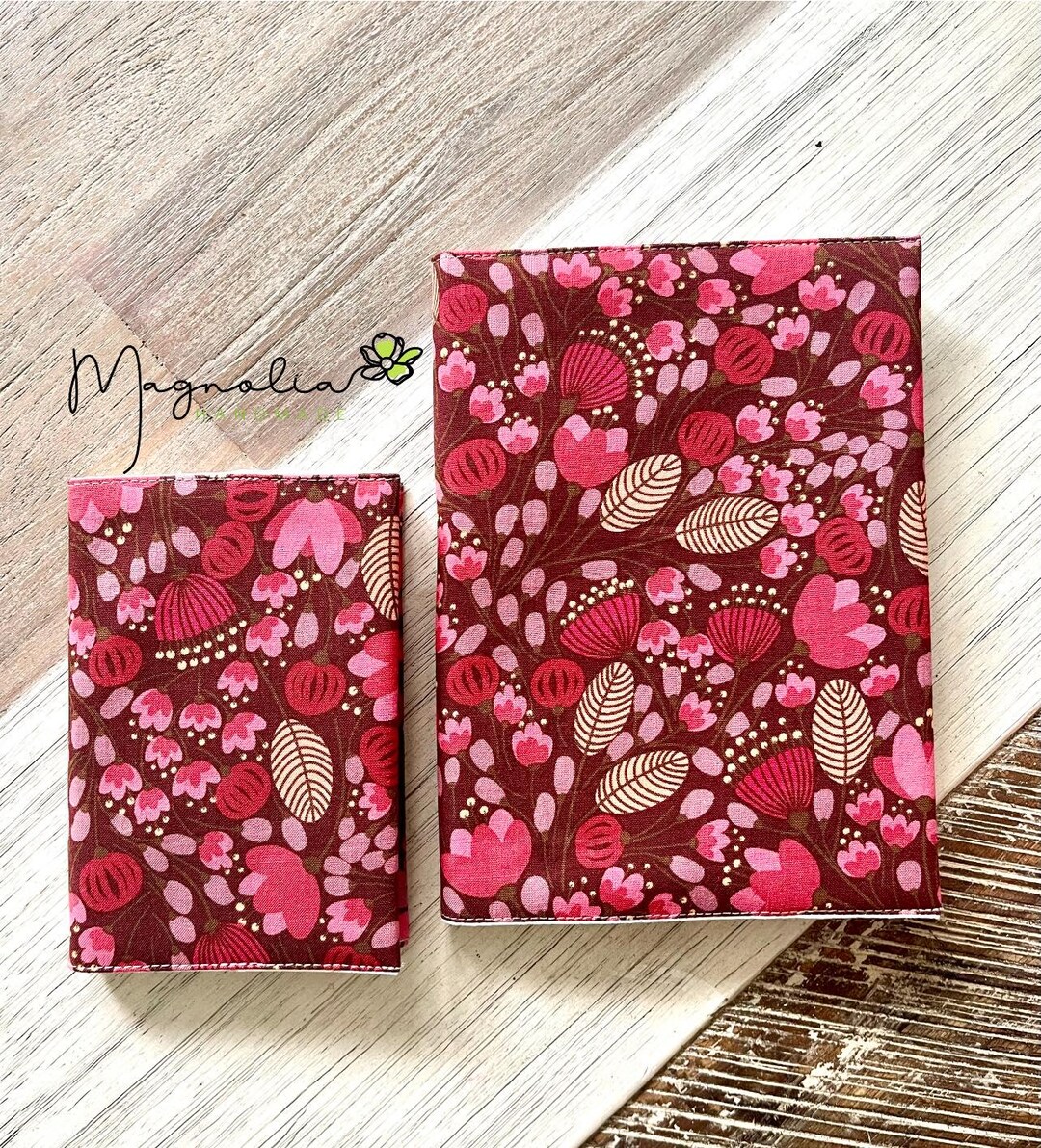 Fabric Notebook Cover A5, Refillable Insert, Handmade Journal Cover ...