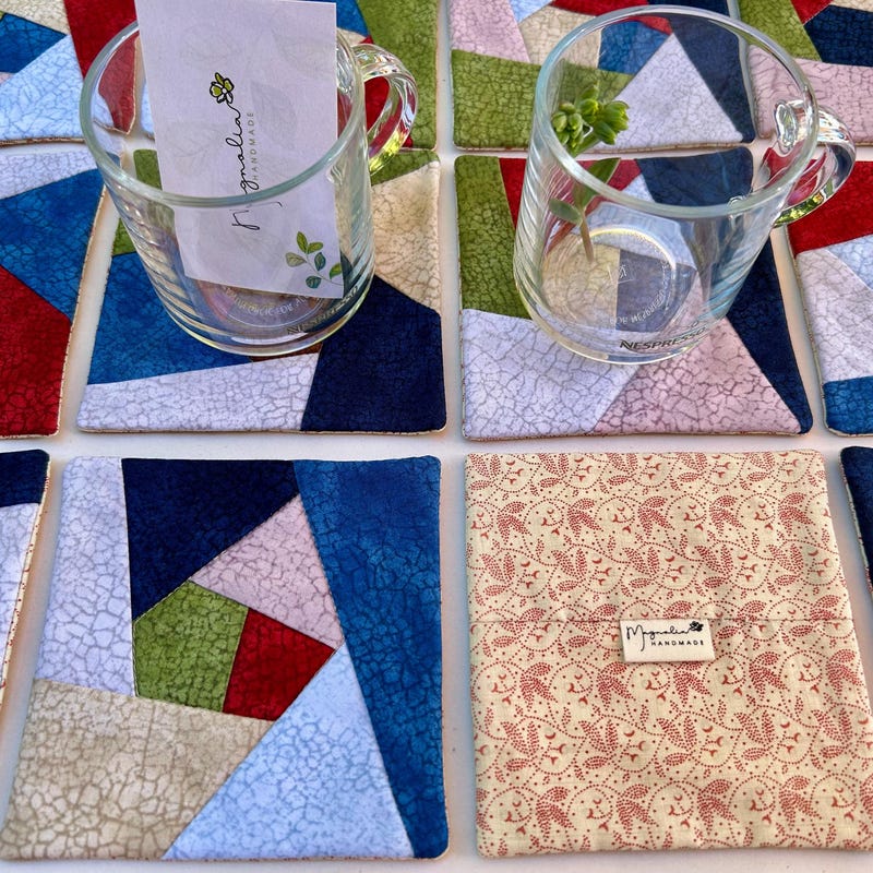 Fabric Coasters - Etsy