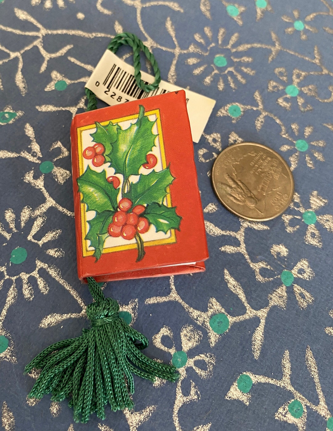 Vintage Colorbok Mini Christmas Book Ornament: Blank Journal Pages for ...
