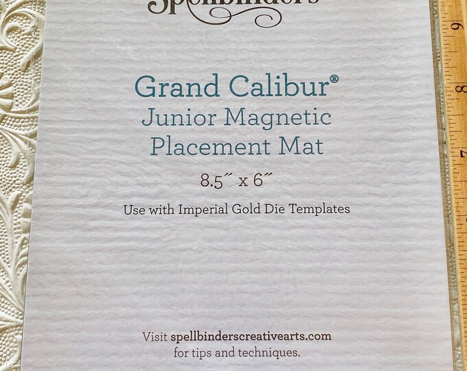 Spellbinder's Grand Calibur Junior Magnetic Pllacement Mat 8.5 X 6 ...