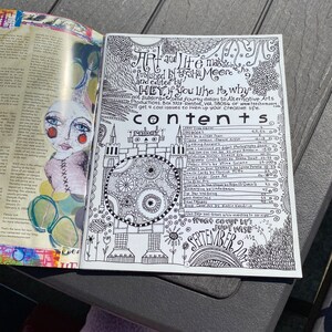 Vintage Tisha Moore Art and the Ife Magazine No. 9 / Junk Journals ...