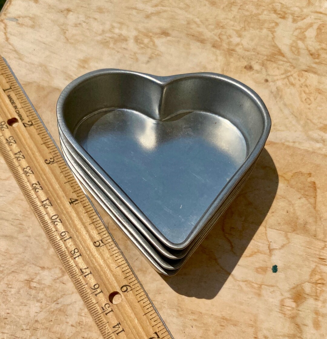 4 Vintage Heart Shape Jello Mode / Cake Pan / Crafts - Etsy