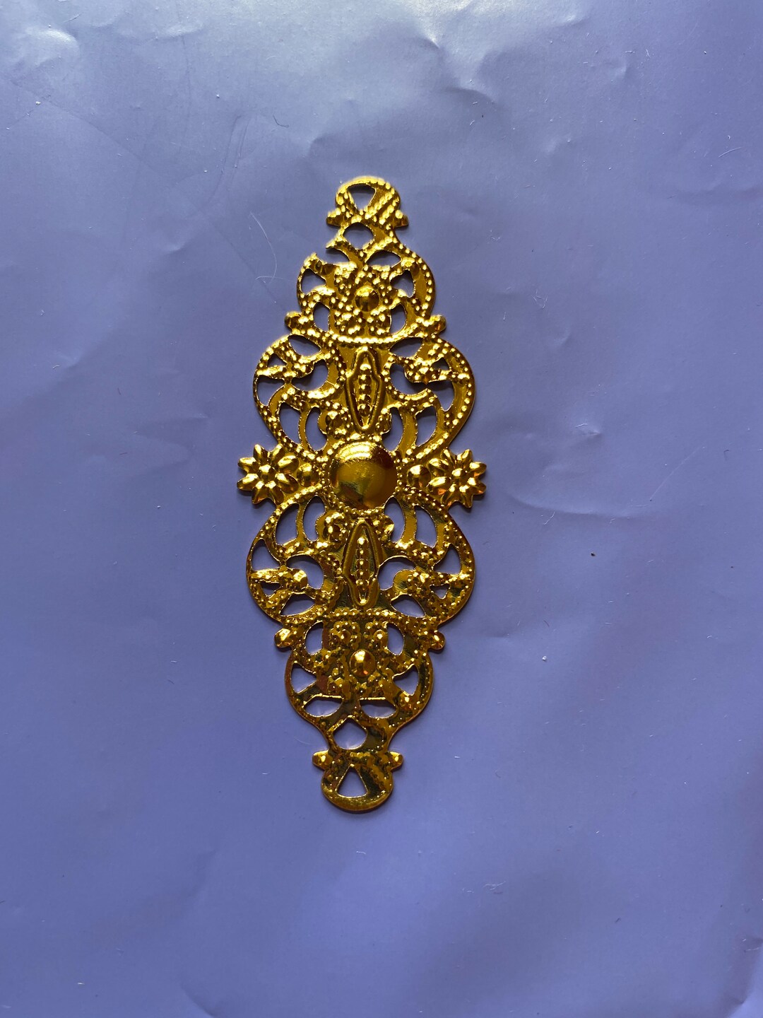 25 Pcs Gold Plated Filigree Findings / Jewelry Making / Crafts / Mixed ...