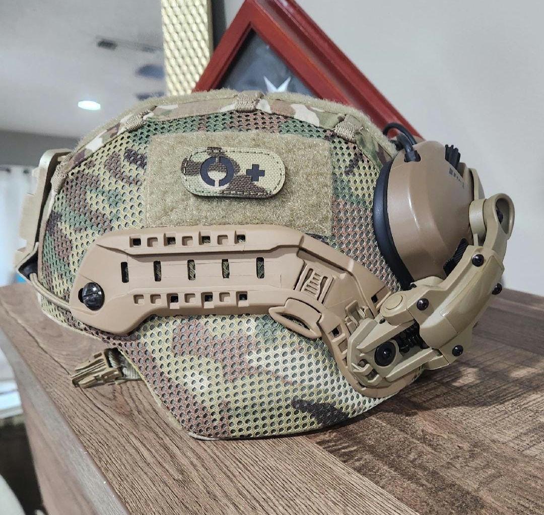 Peltor Headset Adapter Mount Full Cut Helmet Combat Helmet Heavy ...