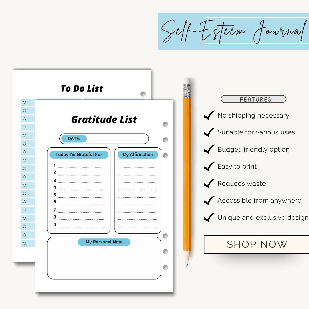 Self Esteem Worksheets, Confidence Building Workbook, Self Confidence ...