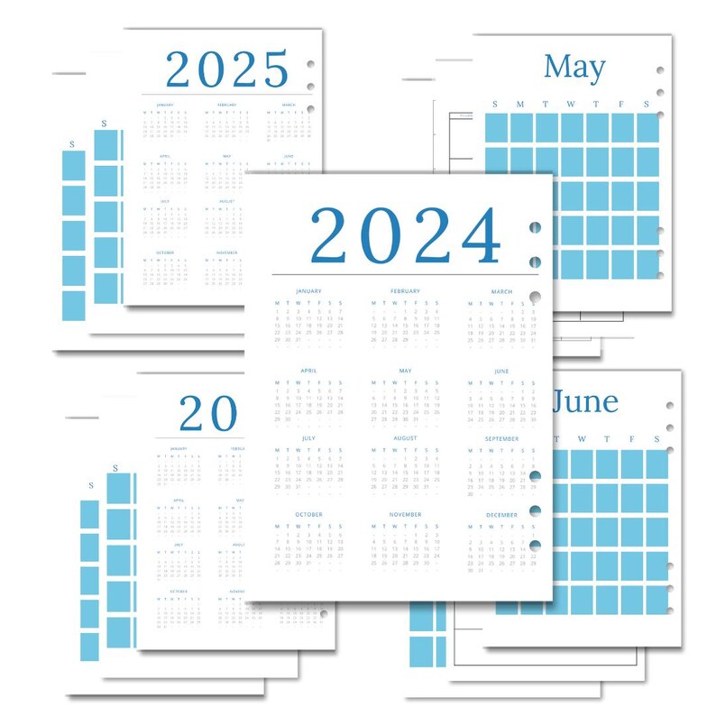 DIY Calendar Builder Kit, Customizable Wall Calendar, Personalized ...