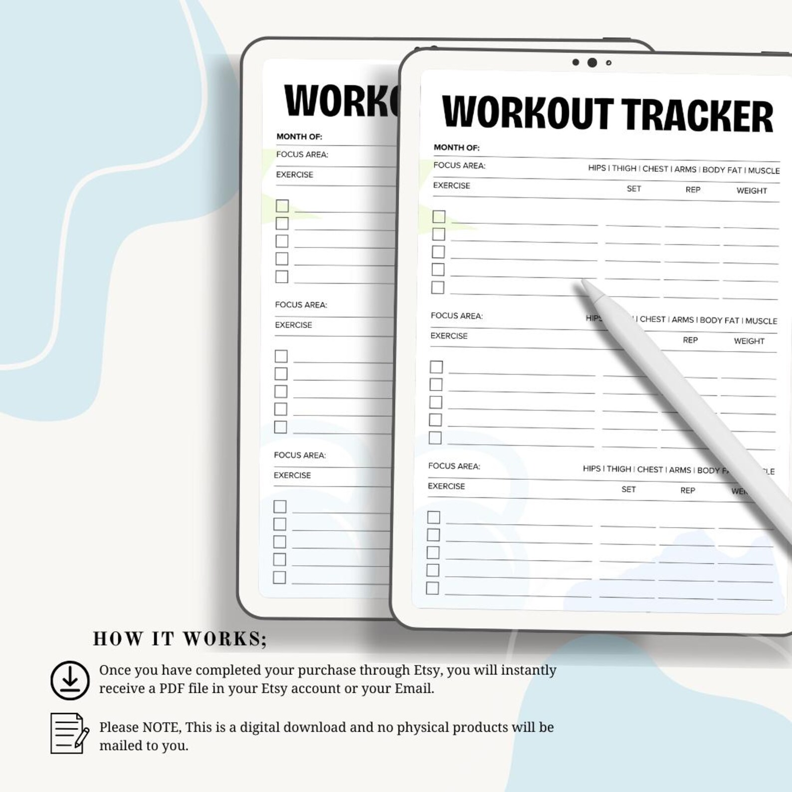 Personal Fitness Tracker, Strength Training Log, Cardio Workout Planner ...