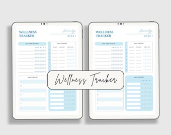Daily Wellness Tracker - Etsy