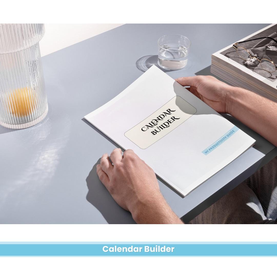 DIY Calendar Builder Kit, Customizable Wall Calendar, Personalized ...
