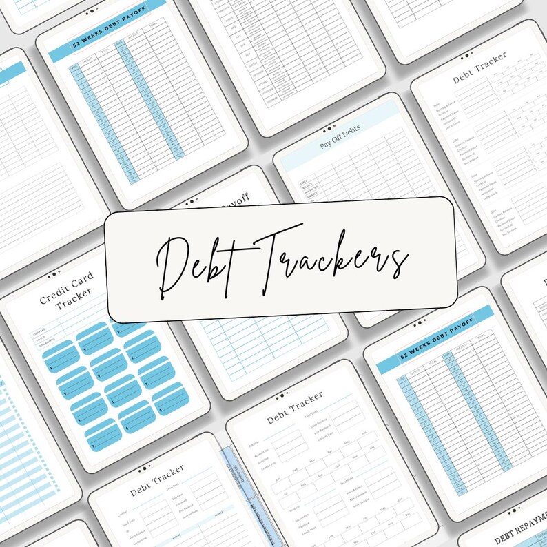 Debt Trackers, Money Management Tool, Budget Planner, Financial Tracker ...