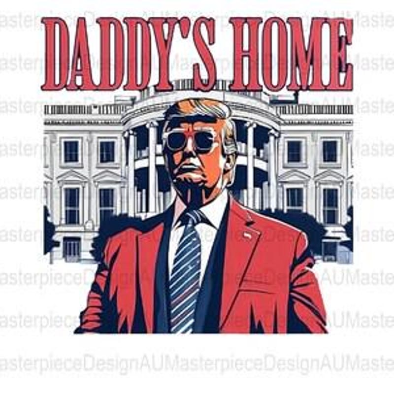 Trump Daddys Home Svg - Etsy