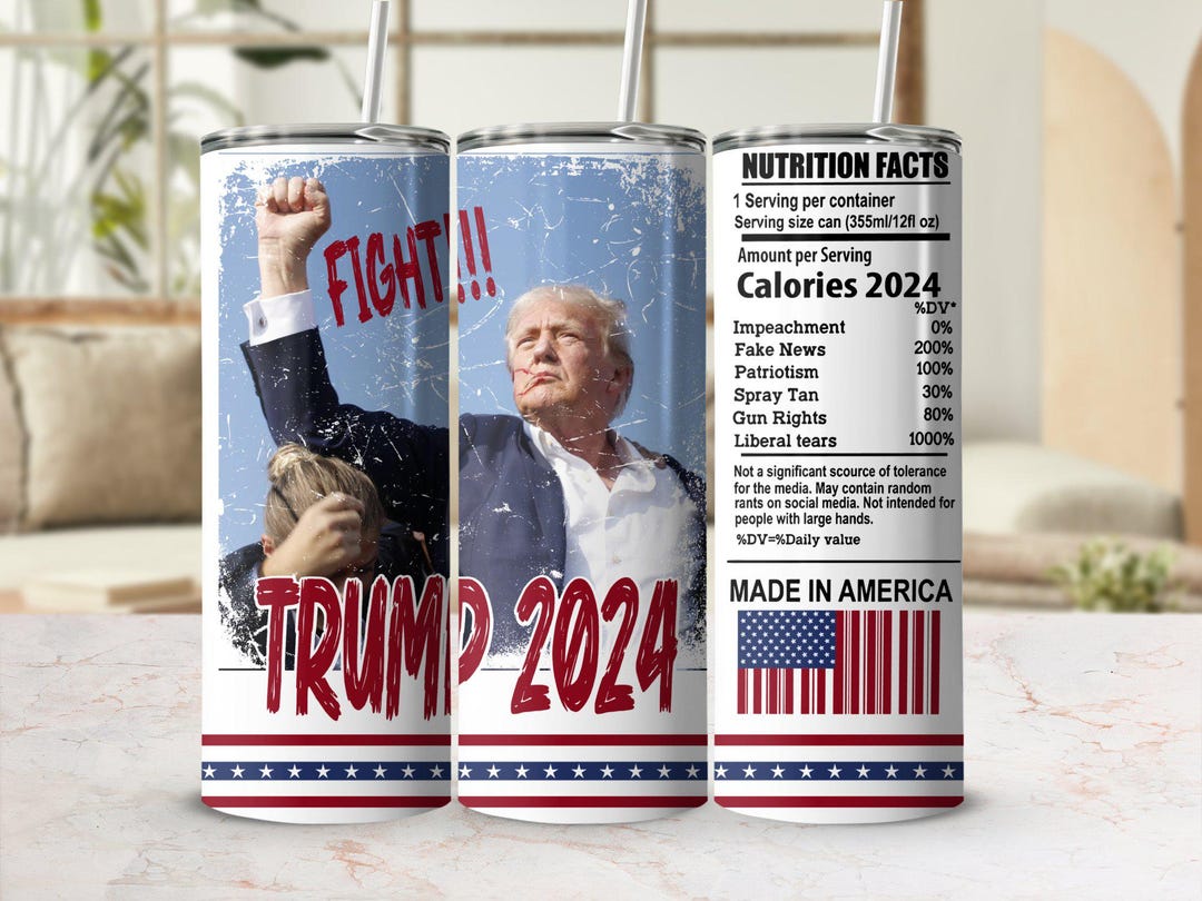 Trump 2024 Election Digital Tumbler Wrap Design PNG, President 2024 ...