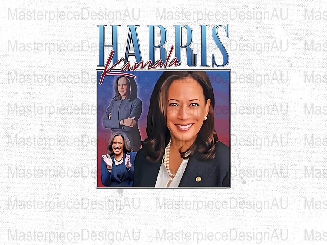 Kamala Harris President 2024 T-shirt Design, Kamala Harris PNG File ...