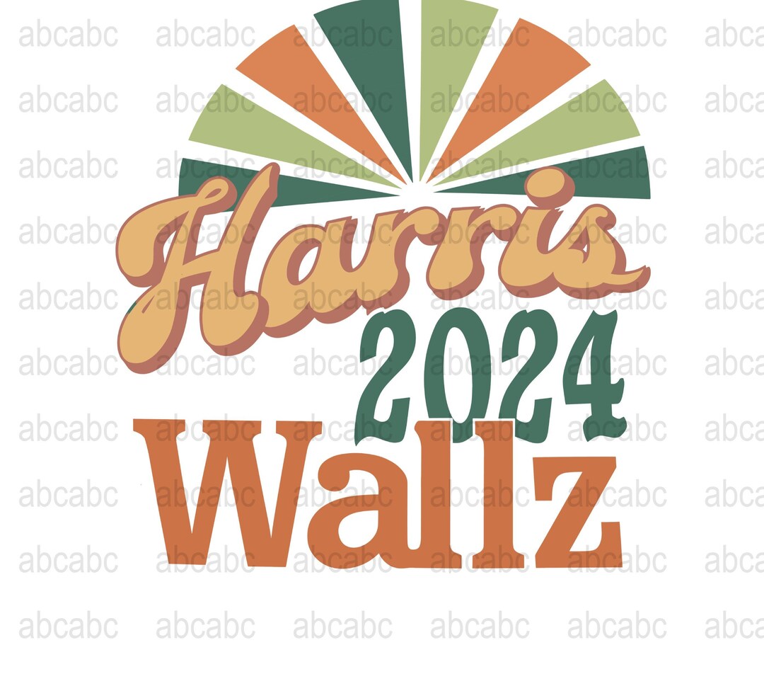 Kamala Harris President 2024 Harris Walz Team Png T-shirt Design ...
