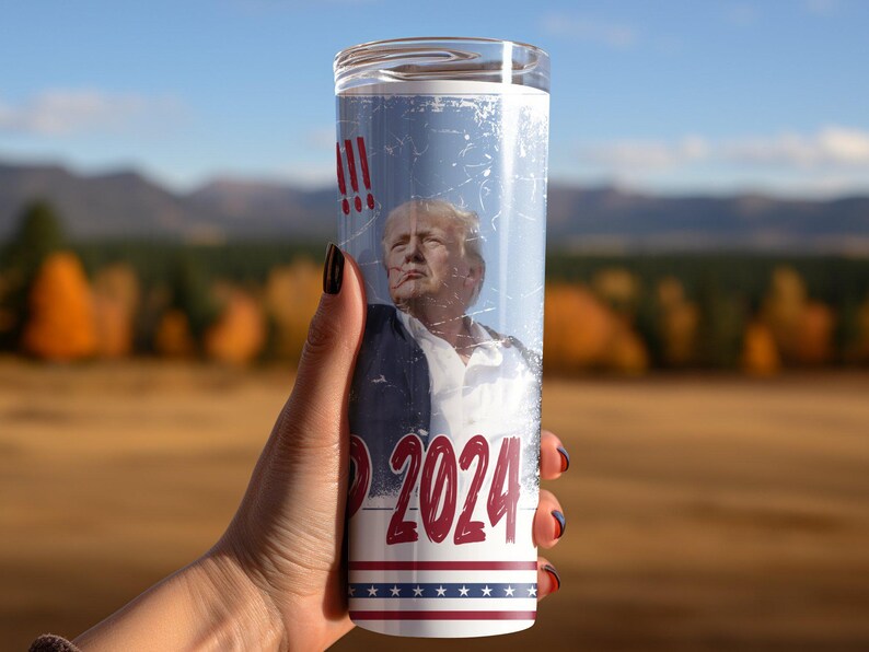 Trump 2024 Election Digital Tumbler Wrap Design PNG, President 2024 ...