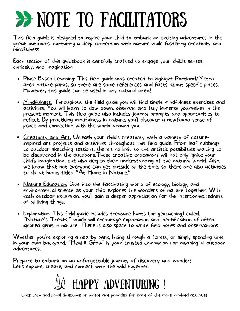 PART 3 Heal & Grow: A Creative Field Guide for Connecting to the ...