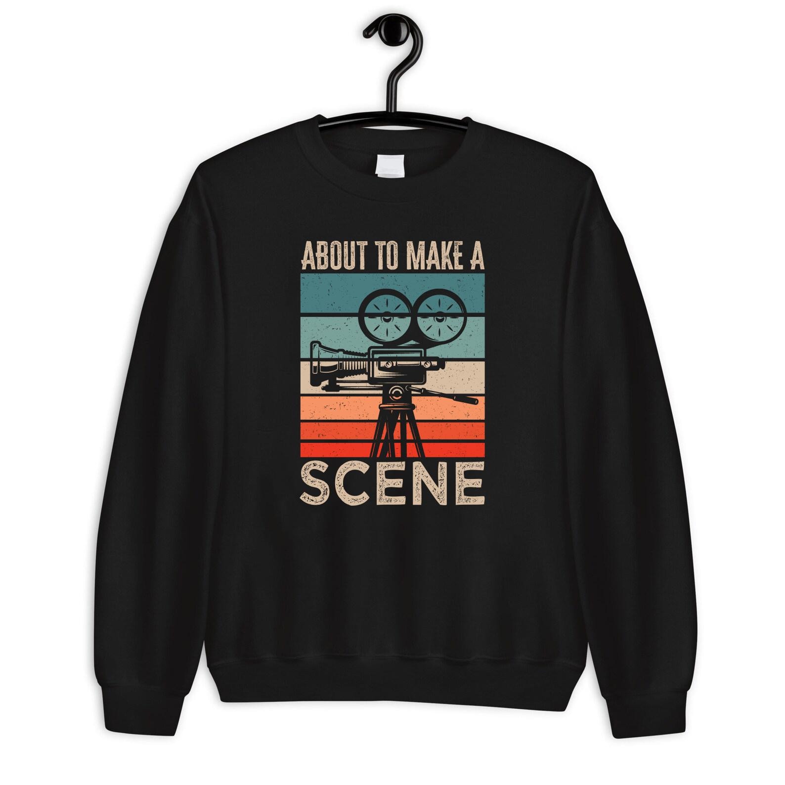 About to Make A Scene Shirt, Funny Filmmaking Shirt, Film Director Gift ...