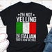 Vintage I'm Not Yelling I'm Italian, That's How We Talk Tee, Italian ...