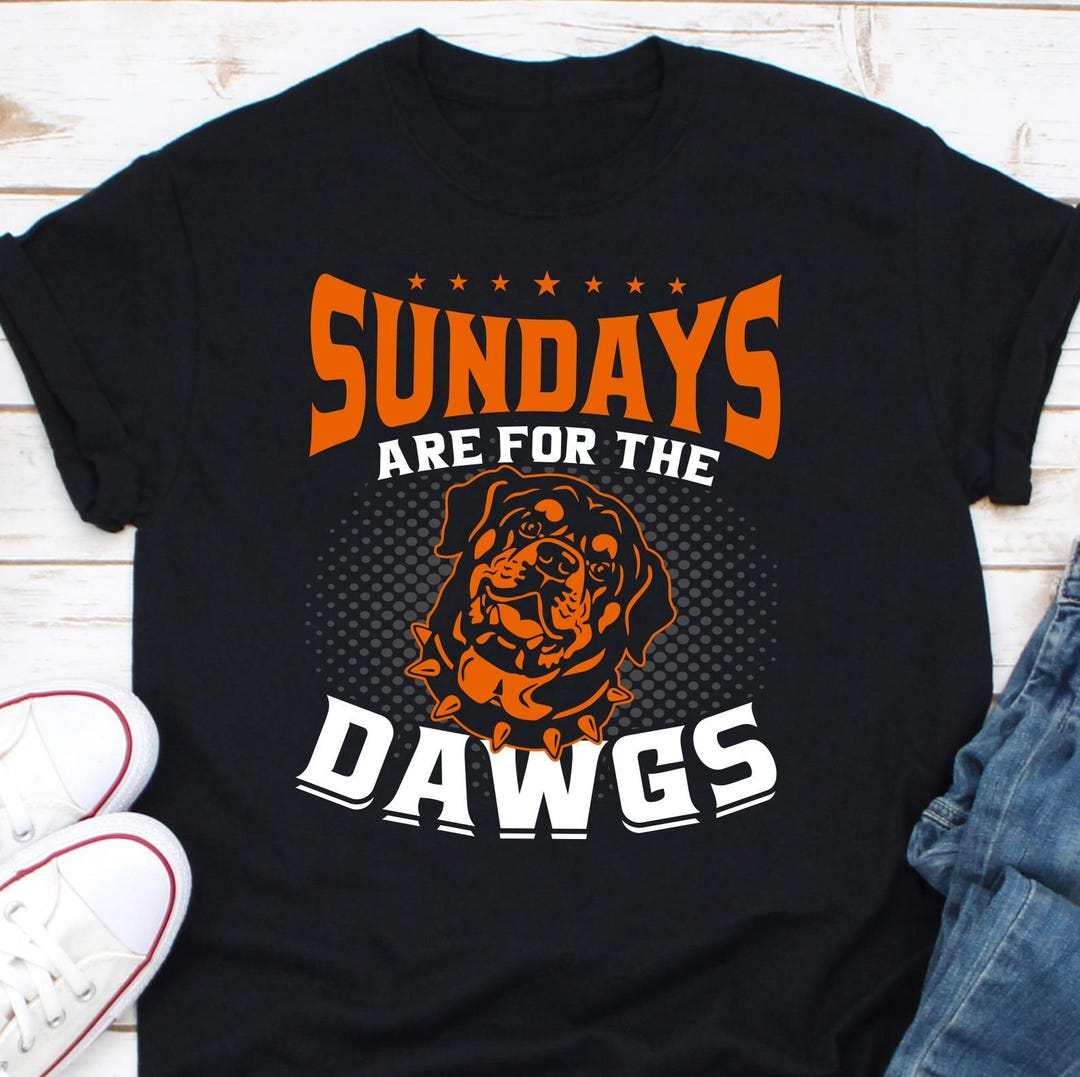 Sunday Are for the Dawgs Shirt, Cleveland Football Tailgating Shirt ...