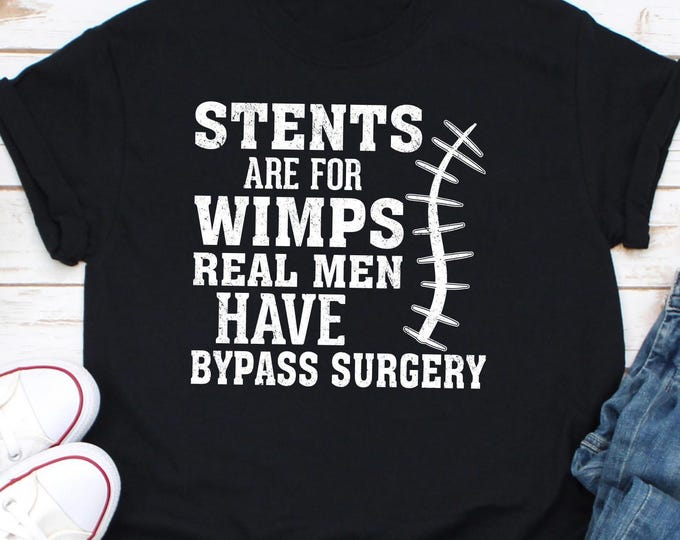 Open Heart Surgery Shirt, Double Triple Bypass Surgery Gifts, Stents ...