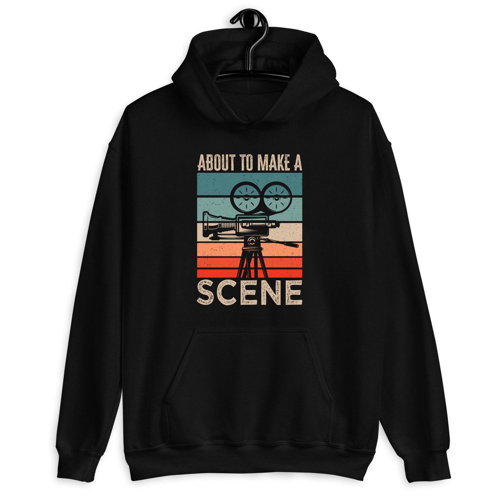 About to Make A Scene Shirt, Funny Filmmaking Shirt, Film Director Gift ...
