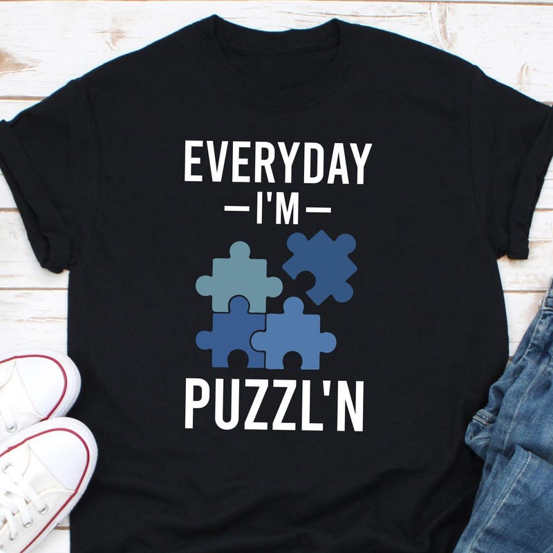 Puzzle Piece Shirt - Etsy