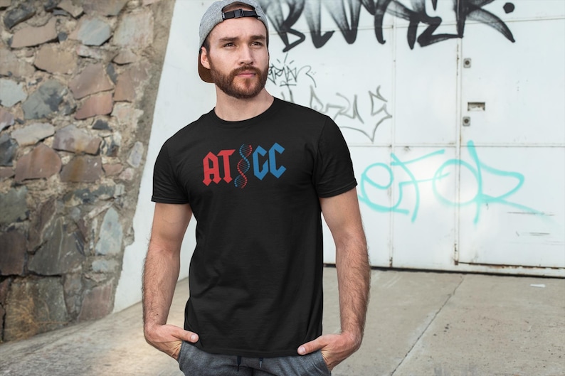 ATGC Shirt, DNA Shirt, Genomic Alphabet Shirt, Gift for Biology Teacher ...