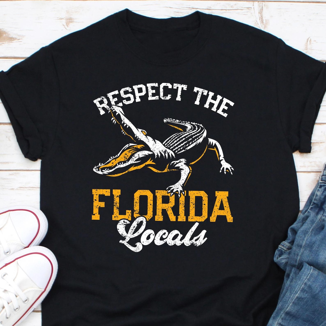 Respect the Florida Local Shirt, Respect the Locals Reptile Shirt ...