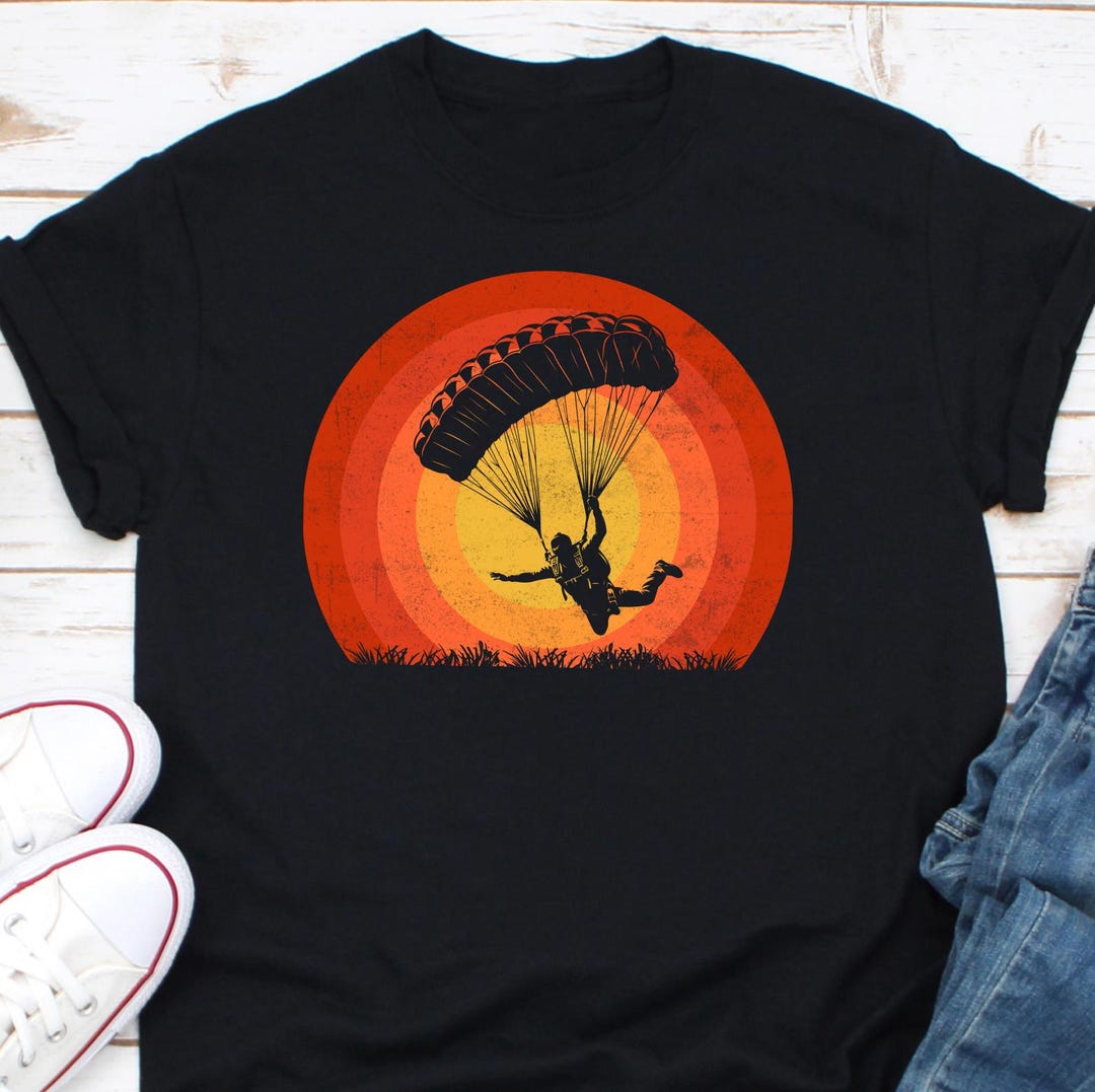 Flying Chute Vintage Shirt, Skydiving Shirt, Parachute Pun Shirt, Sky ...