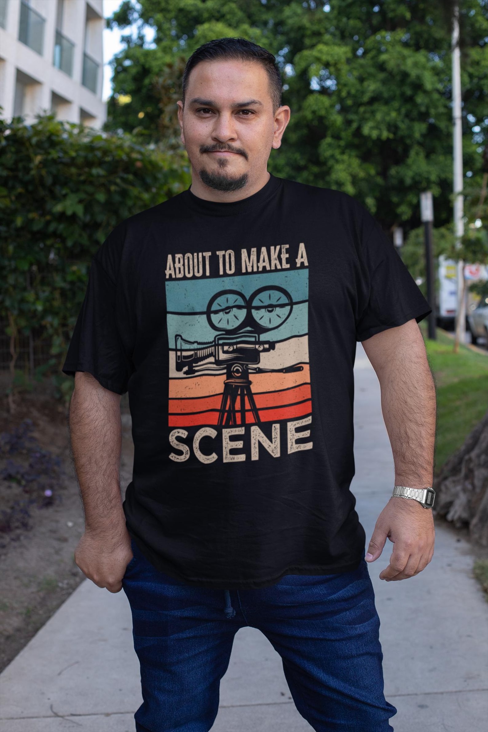 About to Make A Scene Shirt, Funny Filmmaking Shirt, Film Director Gift ...