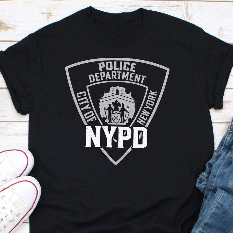 New York Police Department T Shirts - Etsy